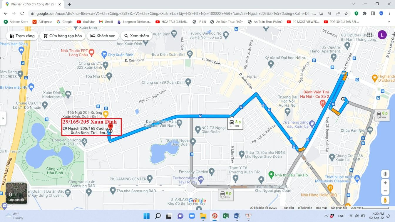 Cheap price room ($50/ month) at Diplomatic corps urban in Xuan Tao ...