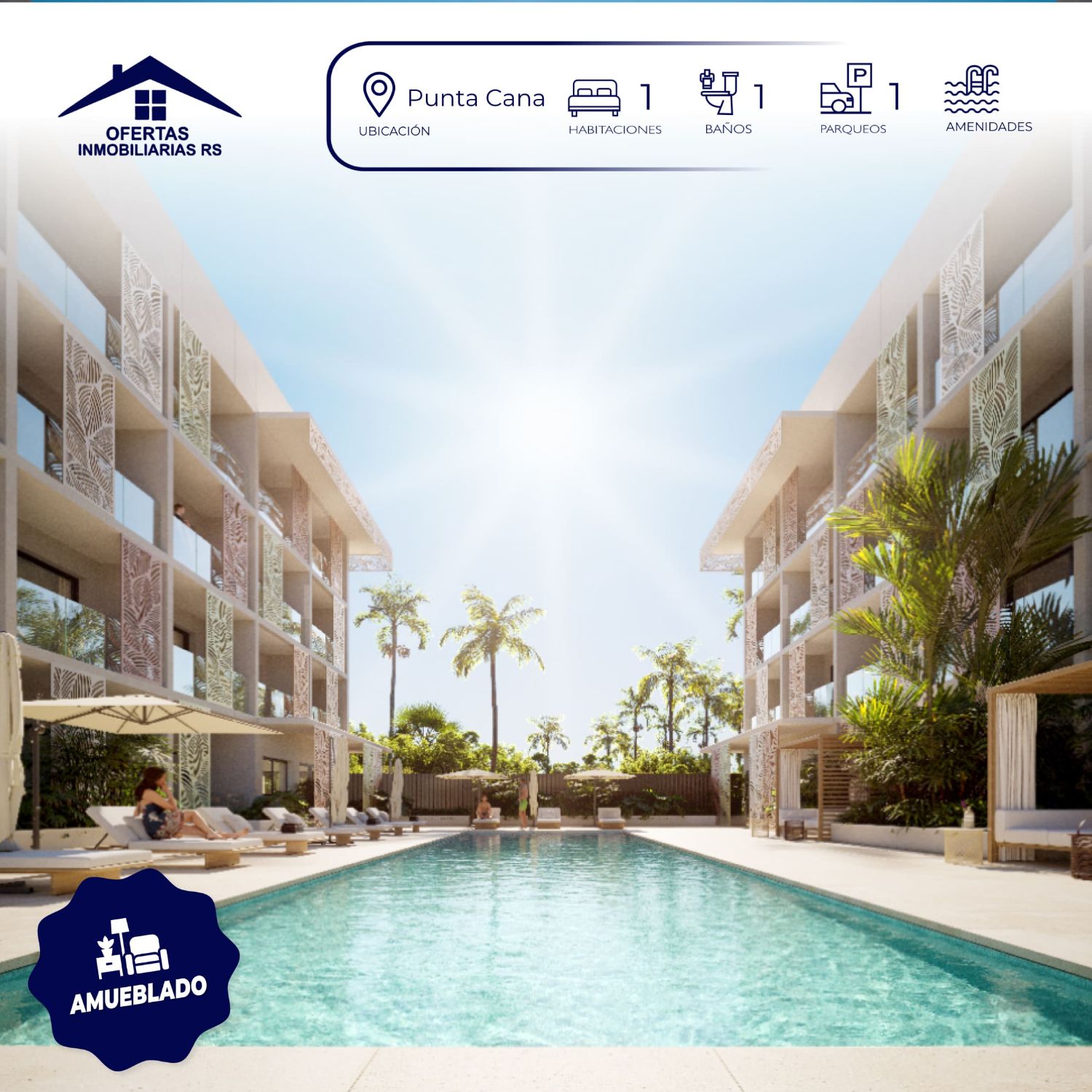 PROJET D'APPARTEMENT PRÈS DE LA PLAGE, À PUNTA CANA, EL CORTECITO ...