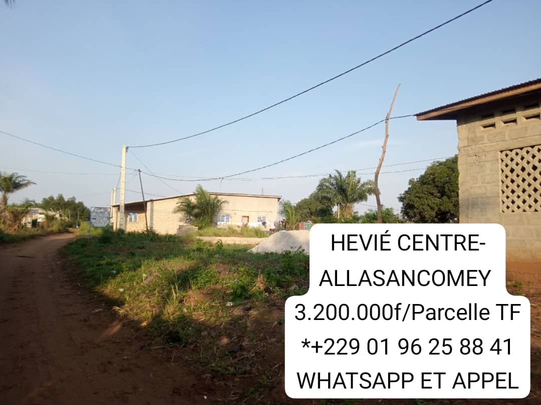 Abomey-Calavi vente de 10 PARCELLES de 350m2 chacune avec Titre Foncier ...