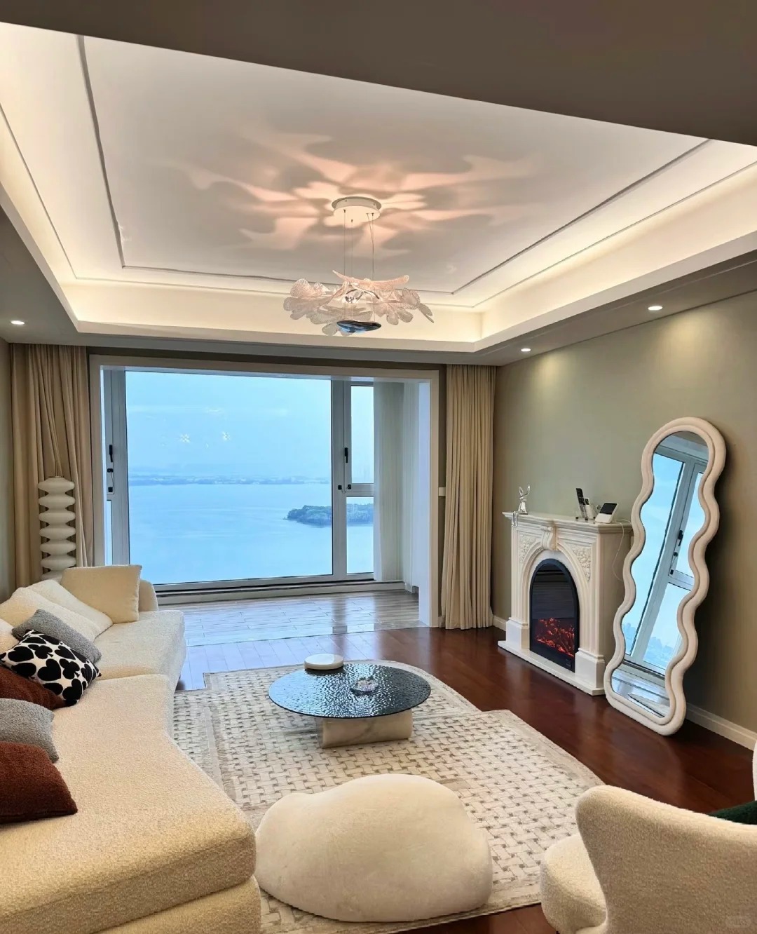 7000 CNY/bayside garden3br/floor heat/lakeview apt//time square ...